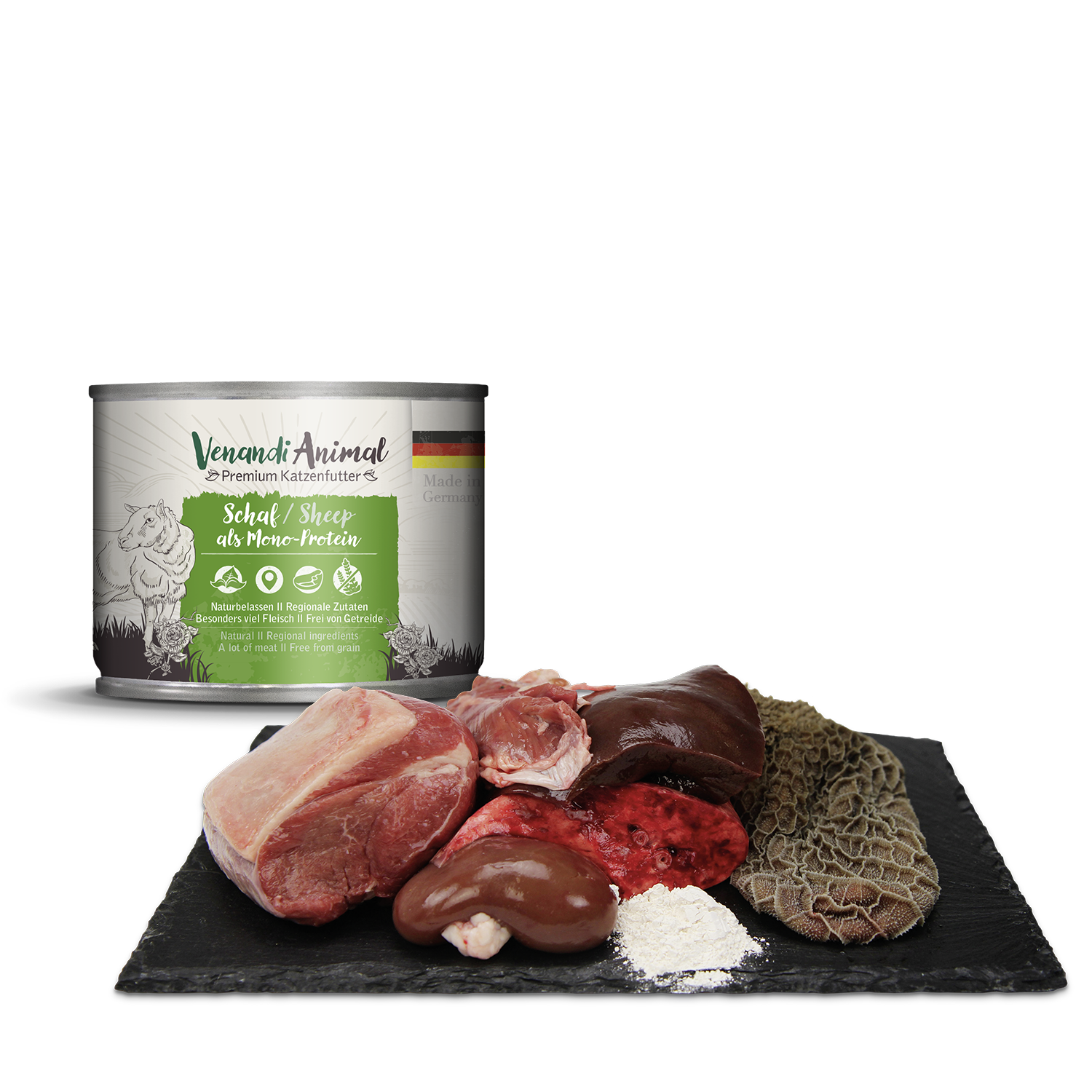 Venandi Animal 貓王 - 單一蛋白質主食罐 溫柔綿羊 (200g) 33027 - 寵物用品