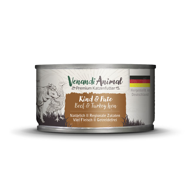 Venandi Animal 貓王 - 牛肉+火雞 (100g/200g/400g) - 寵物用品