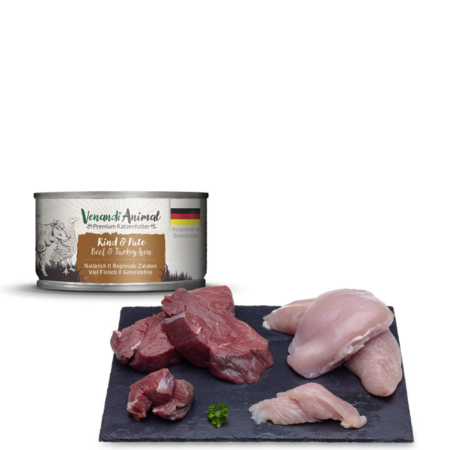 Venandi Animal 貓王 - 牛肉+火雞 (100g/200g/400g) - 寵物用品