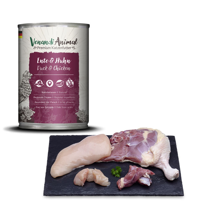 Venandi Animal 貓王 - 鴨肉+雞肉 (100g/200g/400g) - 寵物用品